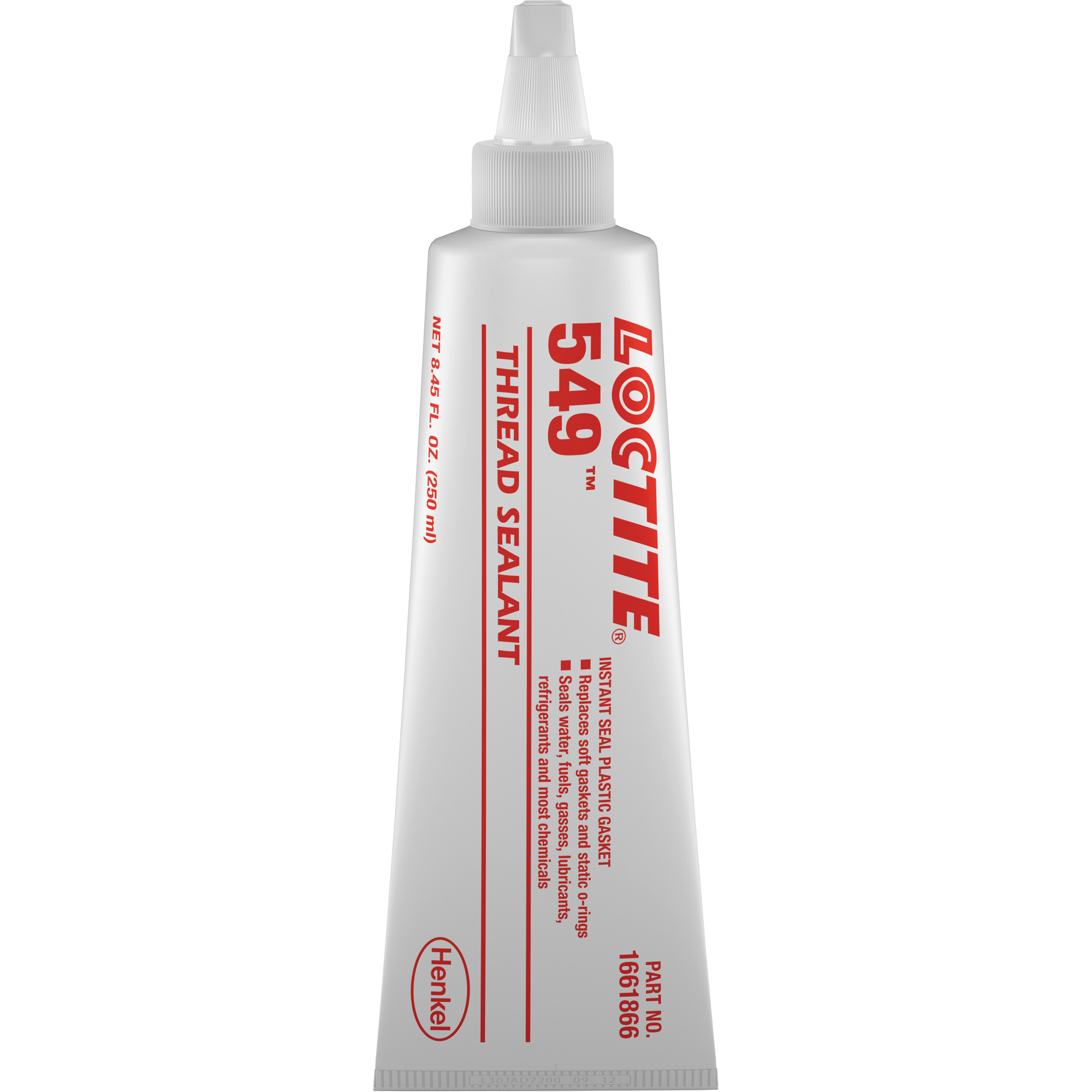 Loctite 549 Thread Sealant, Tube, 250 ml, -54° C - 149° C/-65° F - 300 ...